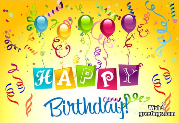 Happy Birthday Wishes Balloon Images - Wish Greetings