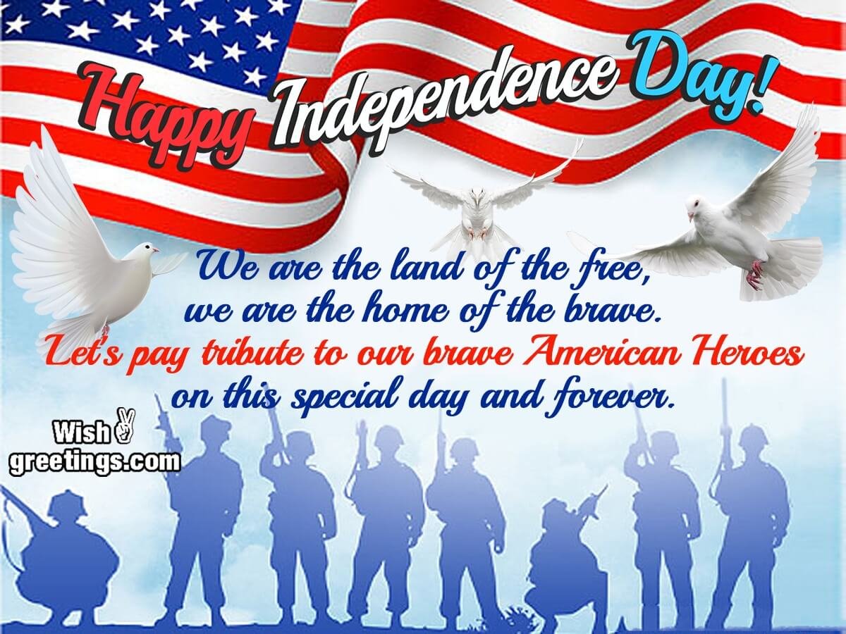4th July Independence Day Of America Wishes Messages - Wish Greetings