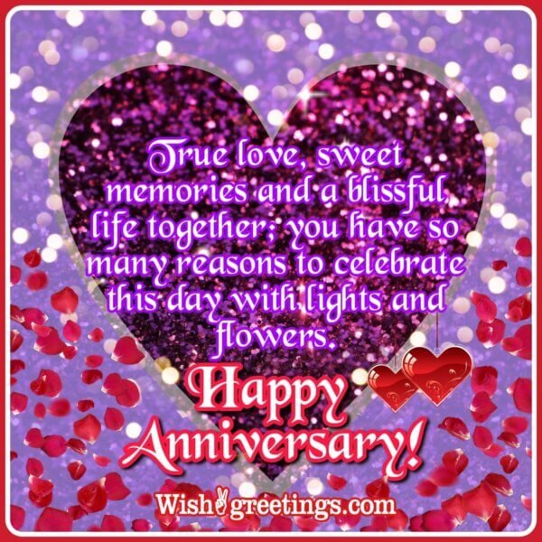 Happy Anniversary Messages - Wish Greetings