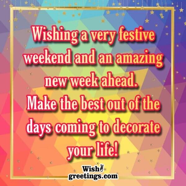Happy New Week Messages - Wish Greetings
