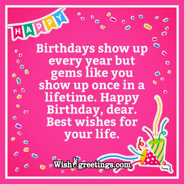 Happy Birthday Messages - Wish Greetings