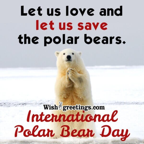 International Polar Bear Day Messages - Wish Greetings