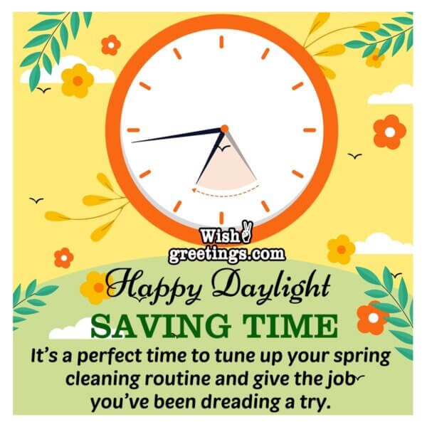 Daylight Saving Time Begins Quotes - Wish Greetings