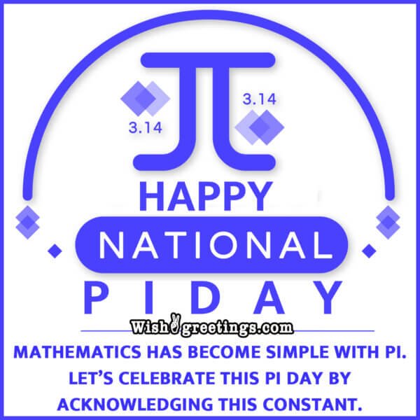 National Pi day Wishes Messages - Wish Greetings