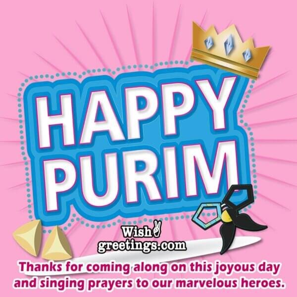 Happy Purim Wishes - Wish Greetings