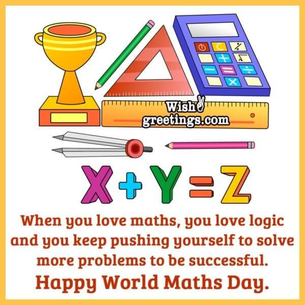 Happy World Maths Day Messages and Quotes - Wish Greetings