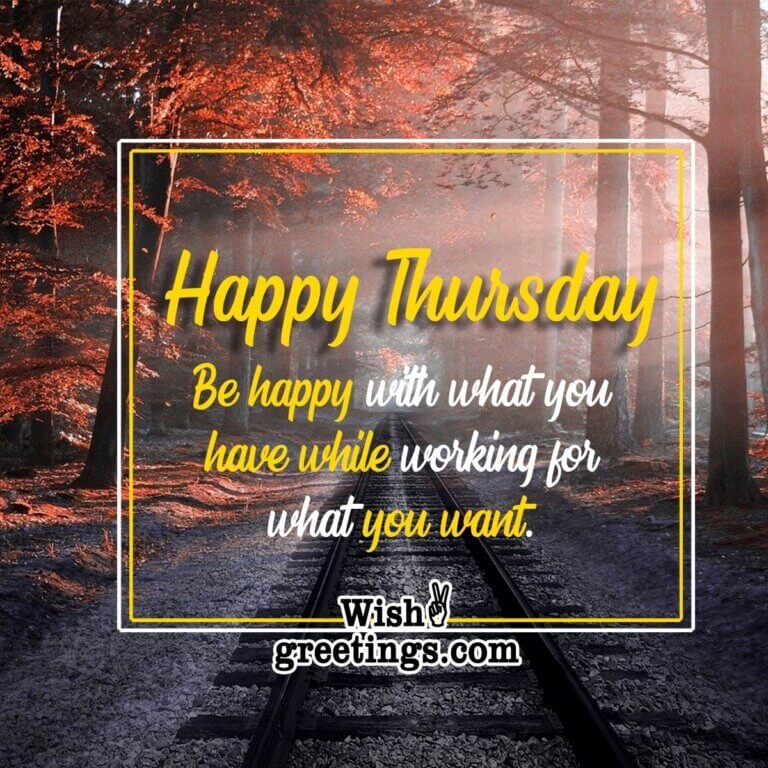 Best Happy Thursday Inspirational Quotes - Wish Greetings