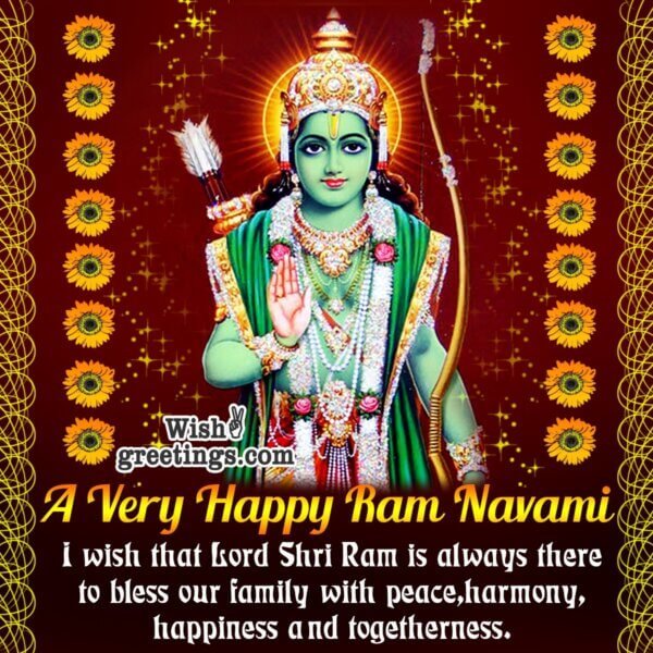 Ram Navami Wishes Messages - Wish Greetings