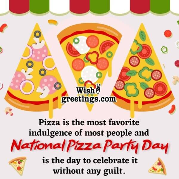 National Pizza Party day Wishes Messages - Wish Greetings