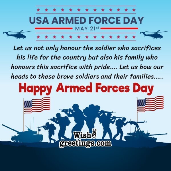 USA Armed Forces Day Wishes Messages - Wish Greetings