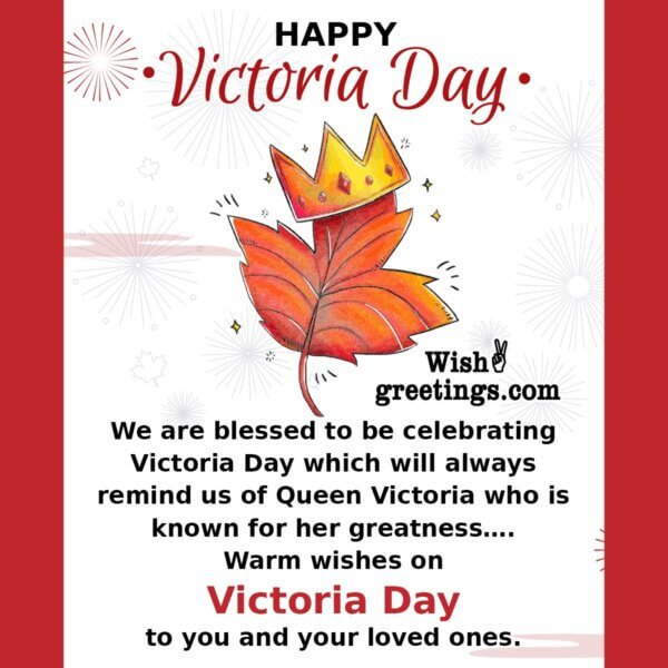 Victoria Day Wishes Messages - Wish Greetings