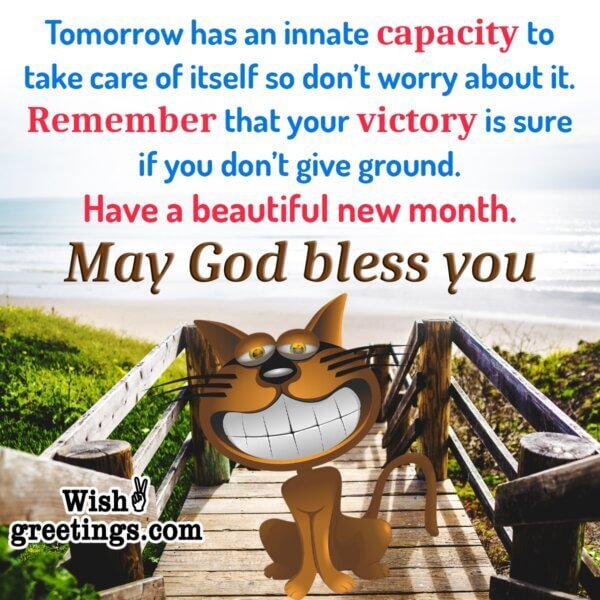Inspirational New Month Messages - Wish Greetings