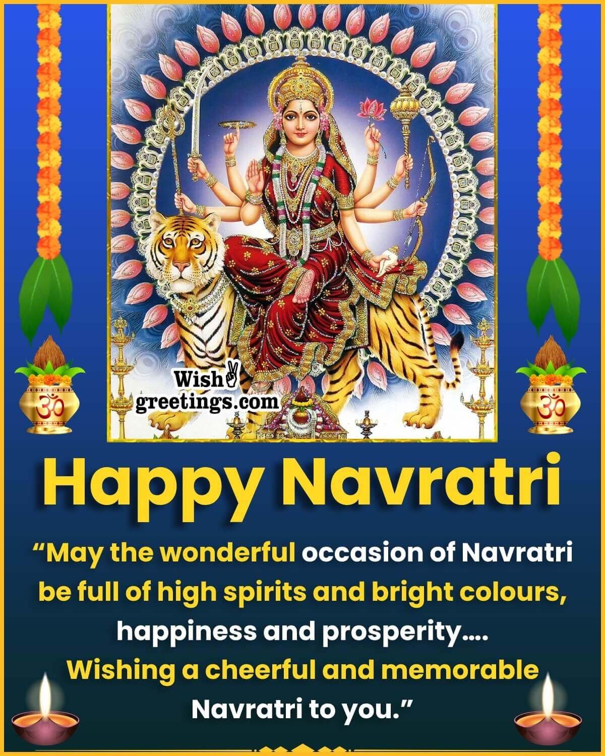 Navratri Wishes Messages - Wish Greetings