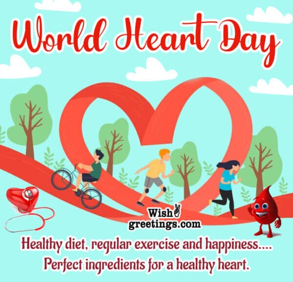 World Heart Day Wishes Messages - Wish Greetings