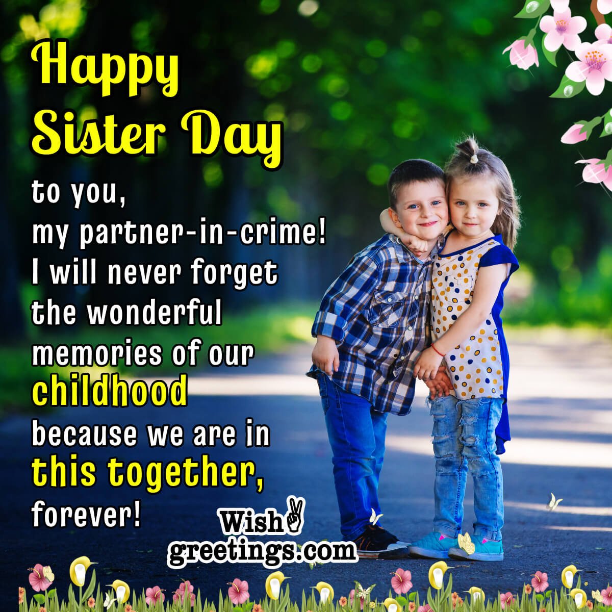 Sisters Day Wishes Messages Wish Greetings