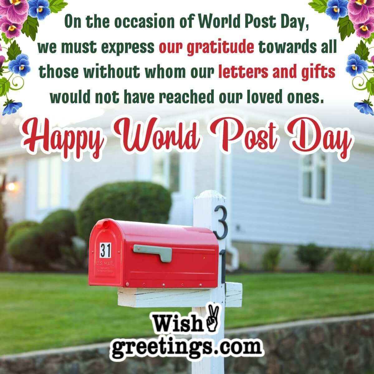 World Post Day Wishes Messages Wish Greetings World Post Day Wishes Messages Wish Greetings